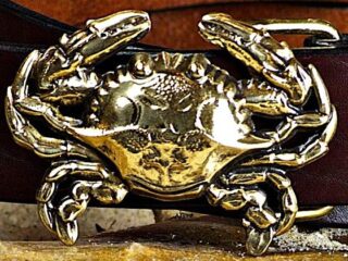 Littleneck Clam Shell Buckle - Cellar Leather