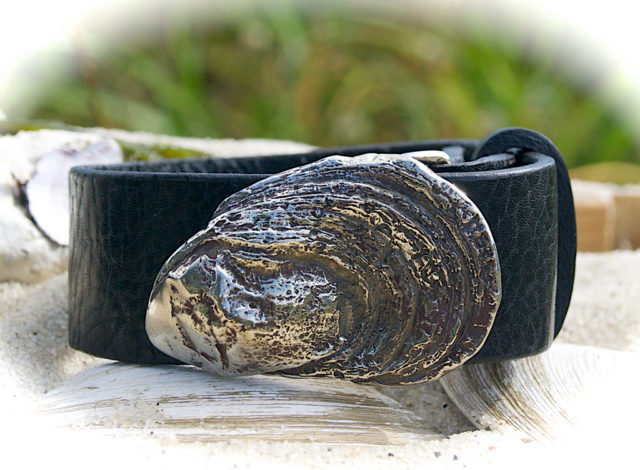 Cotuit Oyster Shell Buckle - Cellar Leather